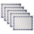 Better Office Products Certificate Paper, Blue Border, Letter Size ...
