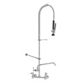 Fisher 8 in Wall Mount Pre Rinse Assembly w/ Add-On Faucet 2210 | Zoro