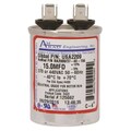 Amrad Engineering ROUND MOTOR RUN CAPACITOR, 15 MFD, 370/440 VAC ...