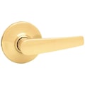 Kwikset DELTA PASSAGE LEVERSET, POLISHED BRASS, ADA COMPLIANT 200DL 3 ...