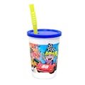 Wna-Fun Cups 12 oz. Wht Kids Cup W/Blue Lid, PK250 VK3CARS | Zoro