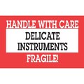 Decker Tape Products Label, DL1461, DELICATE INSTRUMENTS HANDLE WITH ...