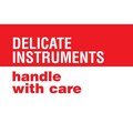 Decker Tape Products Label, DL1464, DELICATE INSTRUMENTS HANDLE WITH ...