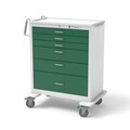Waterloo Healthcare Waterloo 6-Drawer Wide Steel Anesthesia Cart WXGKU ...
