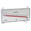 Dwyer Instruments Molded plastic manometer, range 0-80 mm wc, red fluid ...