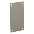 Wiegmann Back Panel, 5 in. H x 3 in. W, Carbon Steel HW-MP604CS | Zoro