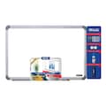 Bazic Aluminum Frame Magnetic Dry Erase Board Value Pack, 24" x 36 ...