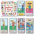 Carson Dellosa Kid-Drawn Emotions Bulletin Board Set 3250 | Zoro