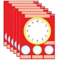 Trend Enterprises Clocks Wipe-Off® Chart, 17in x 22in, PK6 T27312 | Zoro