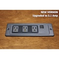 Electriduct Universal Desk Power Centers - AC Power, USB & DATA PDC-SW ...