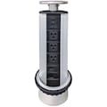 Electriduct Vertical Tabletop Power Data Center PDC-LK-VERTICAL-USB | Zoro