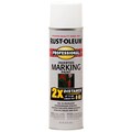 Rust-Oleum Professional Flat/Matte White Spray Paint 15 oz 266593 | Zoro