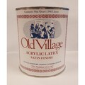 Old Village Interior/Exterior Paint, Satin, New England Red, 1 qt 1707 ...