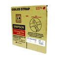 Simpson Strong-Tie 0.63 in. H X 1.25 in. W 16 Ga. Steel Coiled Strap ...