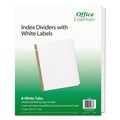 Office Essentials IndexDividersw/WhiteLabels, 8-Tab, PK5 11337 | Zoro