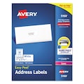 Avery Easy Peel White Address Labels w/ Sure Feed Technology, Laser ...