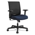 Hon Convergence Mid-Back Task Chair with Swivel-Tilt Control, Navy ...