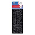 Creative Start Letters, Numbers and Symbols, Adhesive, Black with White ...