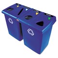 Rubbermaid Commercial 92 gal Rectangular Recycling Bin, Open Top ...
