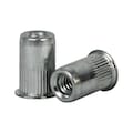 Huyett Rivet Nut, #10-24 Thread Size, 0.340 in Flange Dia., .475 in L ...