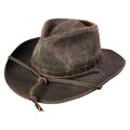 Broner 5:00 Somewhere Sun Distressed Leather Western Hat 48-74-67-XL-G ...