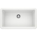 Blanco Ikon Silgranit 33" Apron-Front Farmhouse Kitchen Sink - White ...
