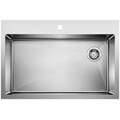 Blanco Quatrus R15 Super Single Dual Mount Stainless Steel Kitchen Sink ...