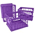 Storex File Crate, Purple, PK3 61499U03C | Zoro