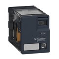 Schneider Electric Plug-In Relay, 250V, 6A, Rxm + Led, 120V AC Coil ...