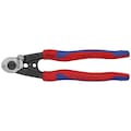 Knipex Wire Rope Shears, 7 1/2" Wire Rope Shear 95 62 190 | Zoro