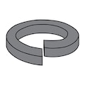 Zoro Select Split Lock Washer, For Screw Size M4 Steel, Thermal Black ...