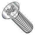 Zoro Select #0-80 x 1/4 in Phillips Flat Machine Screw, Plain Stainless ...