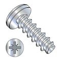Zoro Select Thread Forming Screw, M3.5-1.65 x 16 mm, Zinc Plated Steel ...