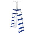 Blue Wave Products A-Frame Ladder, w/Safety Barrier/Removabl NE1217 | Zoro