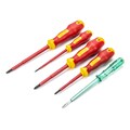 Sata T-Series VDE Insulated Screwdriver Set, ST09302U | Zoro