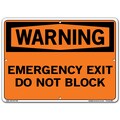 Vestil Polystyrene Sign, English, 14-1/2" W, 10-1/2" H, Polystyrene ...