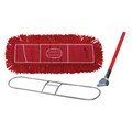 Golden Star Dust Mop Kit Complete With Frame/Handle, Red WCB48CITRR | Zoro