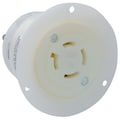 Leviton 20A Flanged Outlet Locking Receptacle 3P 4W 250V 2426 | Zoro