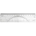 Westcott Protractors, 6" Protractor Ruler 10ths/50ths W-37 | Zoro