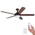 Prominence Home Ashby, 52 in. Ceiling Fan with Light & Remote Control ...