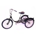 Husky Bicycles Industrial Tricycle, 500 lb Capacity, 24" Wheels, Black ...