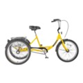 Husky Bicycles Industrial Tricycle, 500 lb Capacity, 24" Wheels, Yellow ...