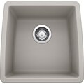 Blanco Performa Silgranit Undermount Bar Sink - Concrete Gray 442736 | Zoro