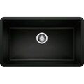 Blanco Precis Silgranit Super Single Undermount Kitchen Sink - Coal ...