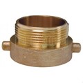 Dixon Pin Lug Hydrant Adapter, 2-1/2 in, FNPSH x Male NH NST, Brass ...