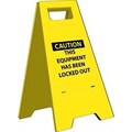 Nmc HEAVY DUTY FLOOR SIGN, CAUTION, HDFS211 HDFS211 | Zoro