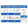 Nmc Poster, FIGHT GERMS BY WASHING YOUR HANDS, Paper, 5pk, 18 H x 12 W ...