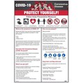 Nmc Poster, COVID19 PROTECT YOURSELF, Unrippable Vinyl 015, 18 H x 12 W ...