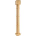 Hardware Resources 5In. W X 5In. D X 42In. H Cherry Bamboo Post P75-5 ...