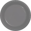 Touch Of Color Glamour Gray Plastic Plates, 9", 240PK 339658 | Zoro
